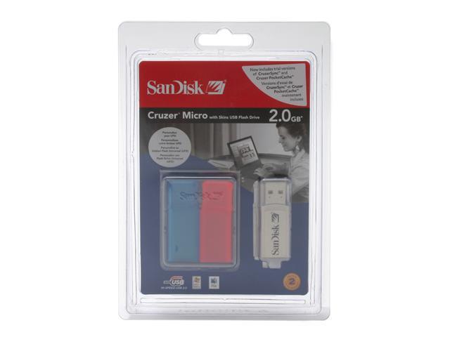 SanDisk Cruzer Micro 2GB Flash Drive (USB2.0 Portable) - Newegg.com