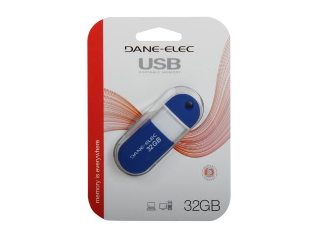 DANE-ELEC 32GB USB 2.0 Flash Drive Capless (Aqua) - Newegg.ca