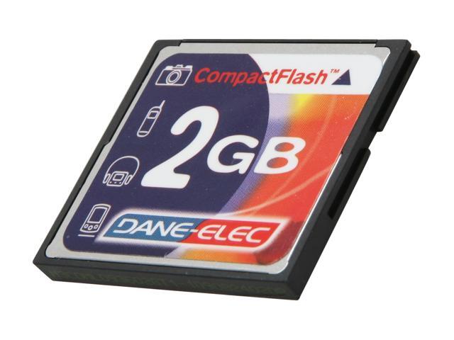DANE-ELEC 2GB Compact Flash (CF) Flash Card Model DA-CF-2048-R - Newegg.com