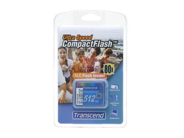 Transcend 512MB Compact Flash (CF) Flash Media Model TS512MCF80 - Newegg.com