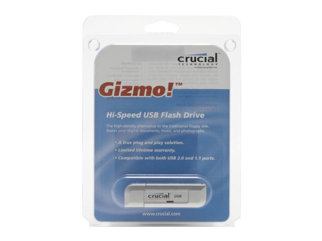 Crucial Gizmo 2GB Flash Drive (USB2.0 Portable) - Newegg.com