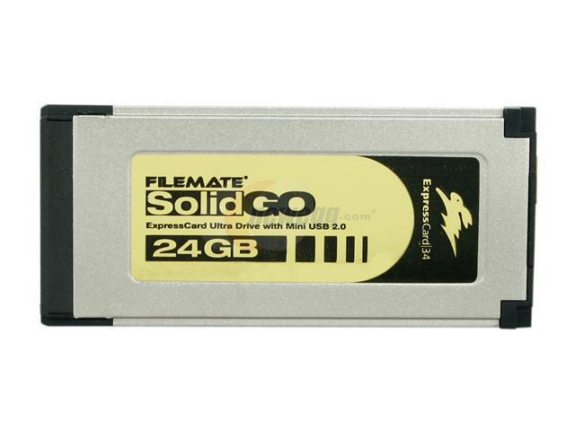 Wintec FileMate SolidGO 24GB ExpressCard 34 with Mini USB 2.0 External ...