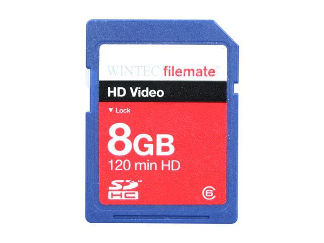 Wintec FileMate HD Video 8GB Secure Digital High-Capacity (SDHC) Flash ...