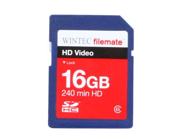 Wintec FileMate 16GB Secure Digital High-Capacity (SDHC) HD Video Flash ...