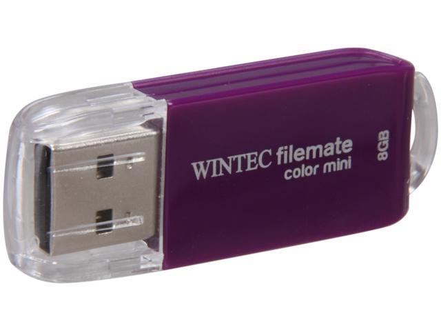 Wintec FileMate Color Mini 8GB USB 2.0 Flash Drive (Purple) - Newegg.com
