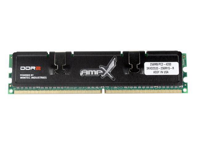 Wintec AMPX 256MB DDR2 533 (PC2 4200) Desktop Memory Model 3AXD2533 ...