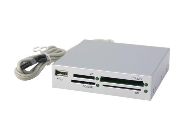 AMC AICR-01-SL All-in-one USB 2.0 Silver Internal USB Digital Card ...