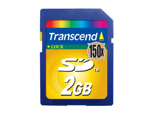 Transcend 2GB Secure Digital (SD) Flash Card Model TS2GSD150 - Newegg.com