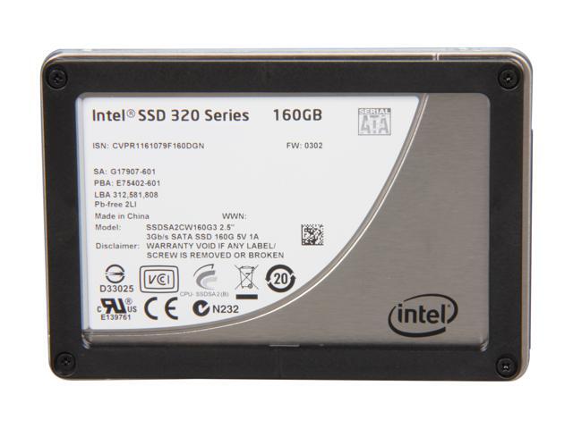 Intel 320 Series 2.5" 160GB SATA II MLC Internal Solid State Drive (SSD ...