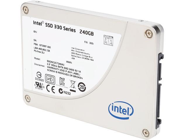 Refurbished: Intel 330 Series 2.5" 240GB SATA III MLC Internal Solid ...