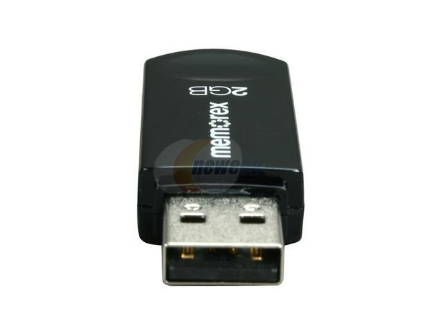 Memorex Mini TravelDrive 2GB USB 2.0 Flash Drive (Black) - Newegg.com