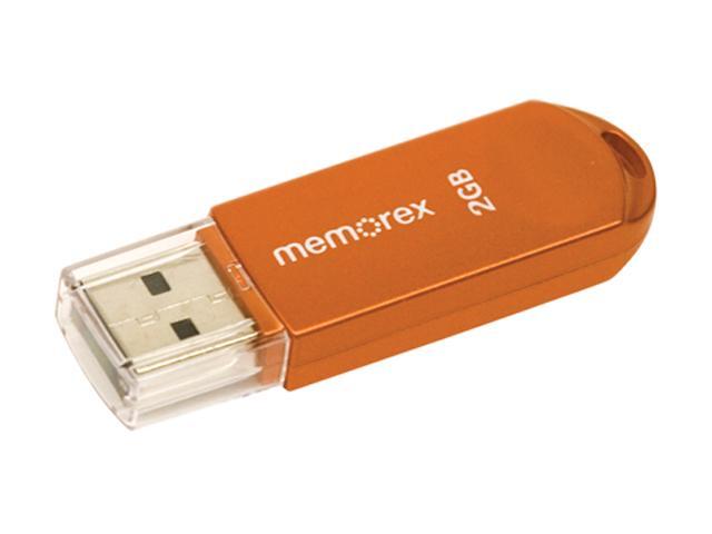 Memorex Mini TravelDrive 2GB USB 2.0 Flash Drive (Orange) - Newegg.com