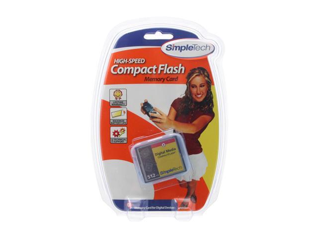 Open Box: SimpleTech 512MB Compact Flash (CF) Flash Media Model STI-CF ...