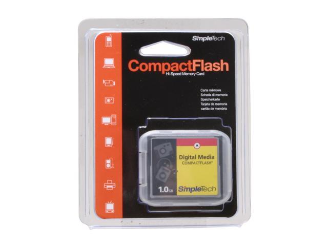 SimpleTech 1GB Compact Flash (CF) Flash Card Model STI-CF/1GB - Newegg.com