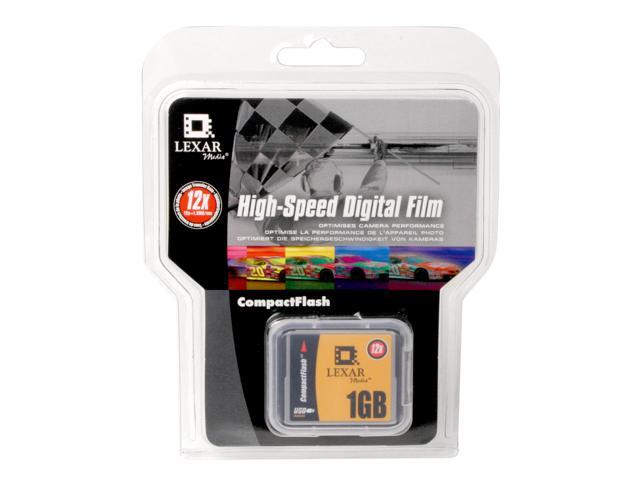 Lexar 1GB Compact Flash (CF) Flash Media Model CF1GB-12-251 - Newegg.com
