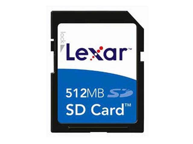 Lexar 512MB Secure Digital (SD) Flash Card Model SD512-231 - Newegg.com