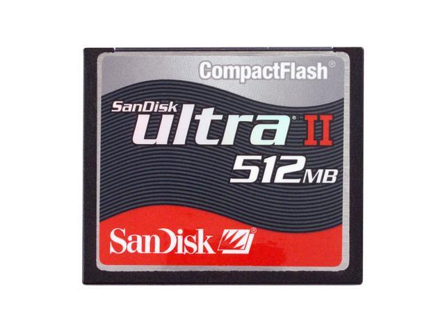 Open Box: SanDisk Ultra II 512MB Compact Flash (CF) Flash Media Model ...