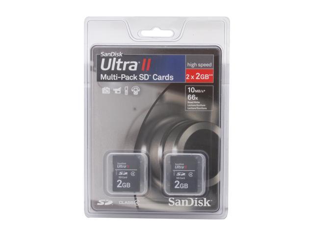 SanDisk Ultra II 2GB Secure Digital (SD) Flash Card Model SDSDH2-2048 ...