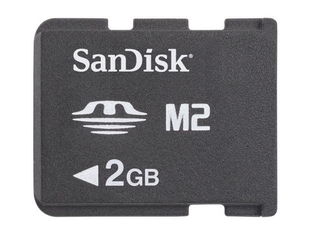 SanDisk 2GB Memory Stick Micro (M2) Flash Card Model SDMSM22048A11M ...