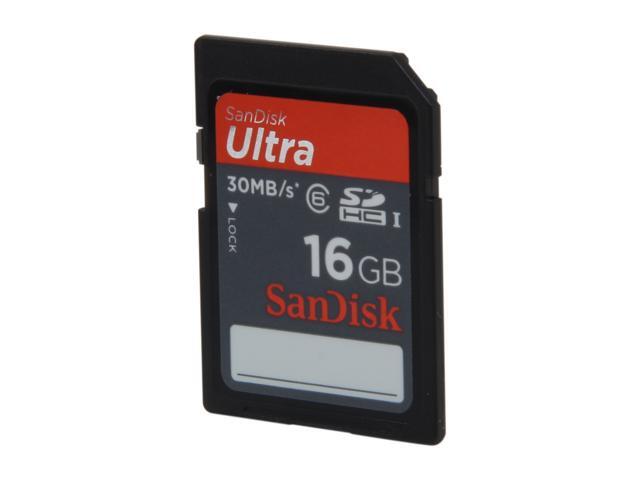 SanDisk Ultra 16GB Secure Digital High-Capacity (SDHC) Flash Card Model ...