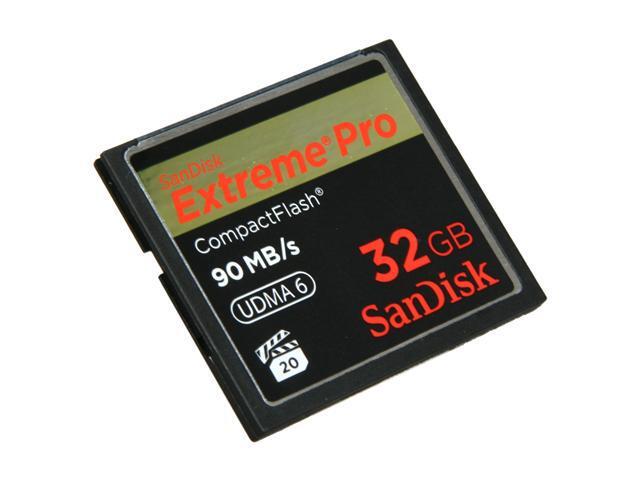 SanDisk Extreme Pro 32GB Compact Flash (CF) Flash Card Model SDCFXP ...
