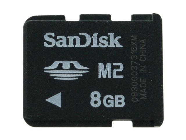 SanDisk Gaming 8GB Memory Stick Micro (M2) Flash Card Model SDMSM2G ...