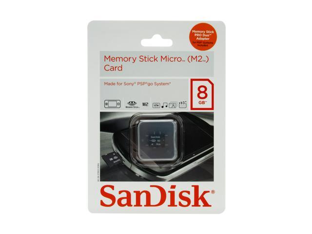 SanDisk Gaming 8GB Memory Stick Micro (M2) Flash Card Model SDMSM2G ...