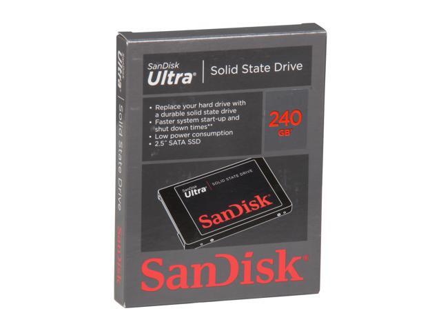 SanDisk Ultra 2.5" 240GB SATA II Internal Solid State Drive (SSD ...