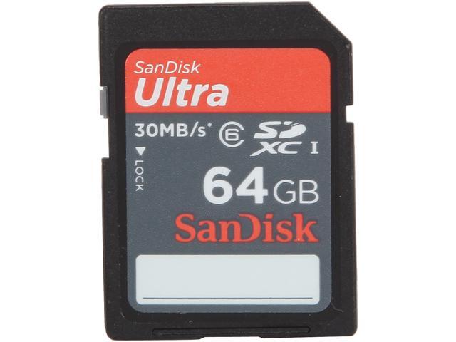 SanDisk Ultra 64GB Secure Digital Extended Capacity (SDXC) Flash Card ...
