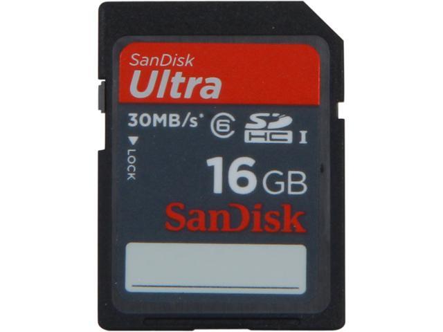 Open Box: SanDisk Ultra 16GB Secure Digital High-Capacity (SDHC) Flash ...