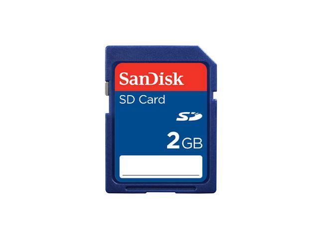 SanDisk 2GB Secure Digital (SD) Flash Card - Newegg.com