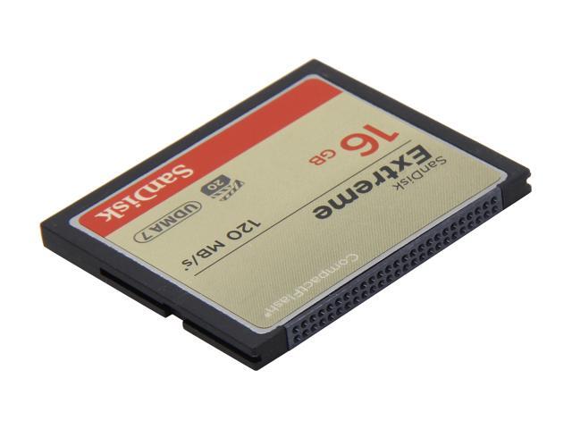 Open Box: SanDisk 16GB Compact Flash (CF) Flash Card Model SDCFXS-016G ...