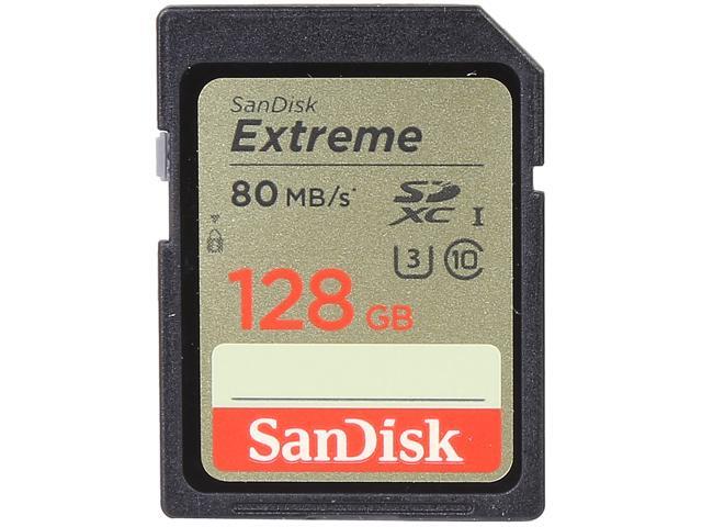 Open Box: SanDisk Extreme 128GB Secure Digital Extended Capacity (SDXC ...
