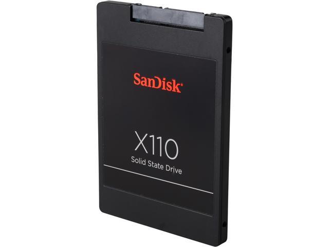 Refurbished: SanDisk X110 2.5" 256GB SATA III MLC Internal Solid State ...