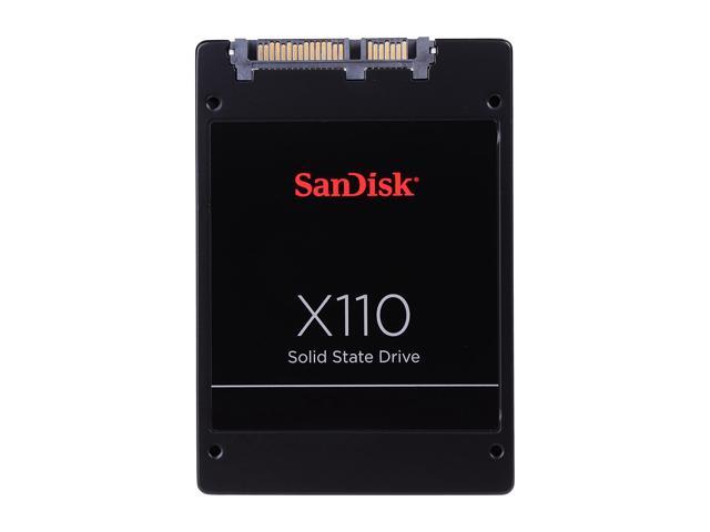 Refurbished: SanDisk X110 2.5" 256GB SATA III MLC Internal Solid State ...
