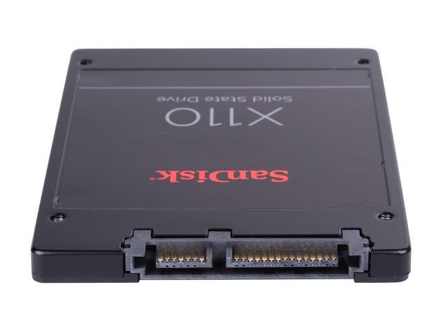 Refurbished: SanDisk X110 2.5" 256GB SATA III MLC Internal Solid State ...