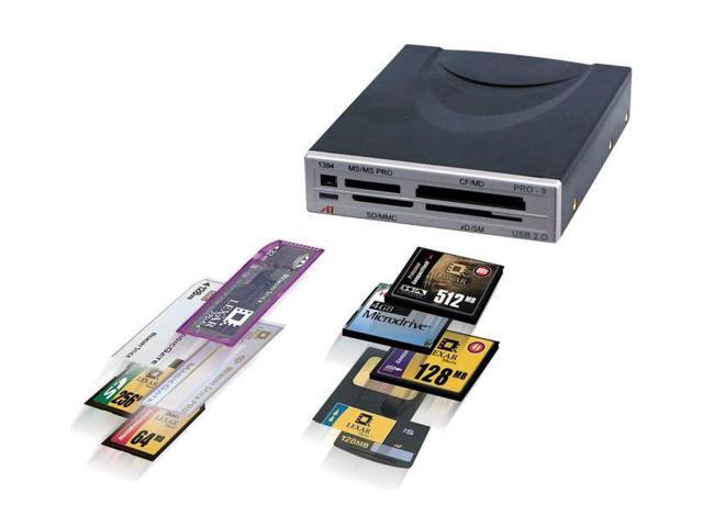 Open Box: AFT PRO-9 11-in-1 USB 2.0 Internal/External Card Reader with ...