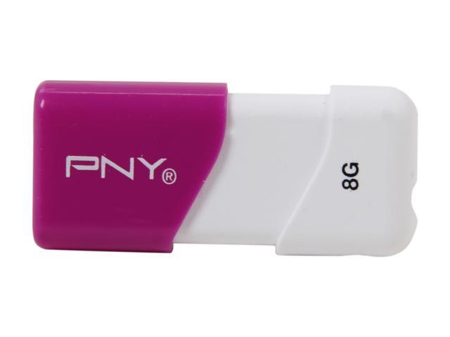 PNY Compact Attaché 8GB USB 2.0 Flash Drive (Purple) - Newegg.com