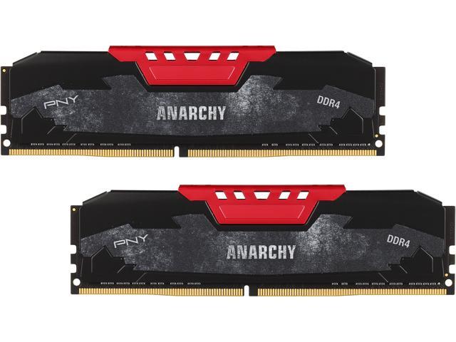 PNY Anarchy 16GB (2 x 8GB) DDR4 2400 (PC4 19200) Desktop Memory Model ...