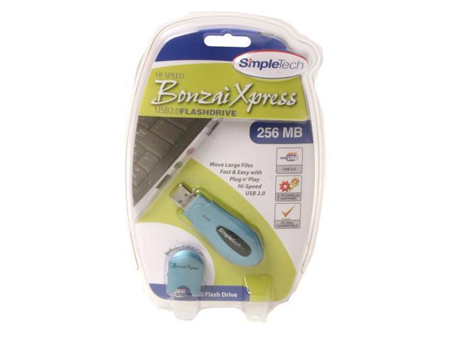 SimpleTech Bonzai Xpress 256MB Flash Drive (USB2.0 Portable) - Newegg.com