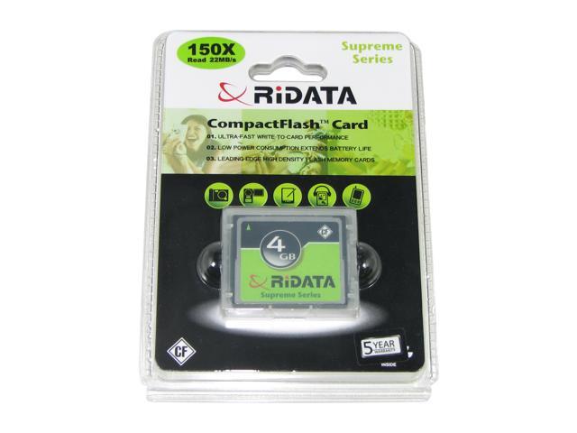 RiDATA Pro 4GB Compact Flash (CF) Flash Card Model CFR4G-SILV - Newegg.com