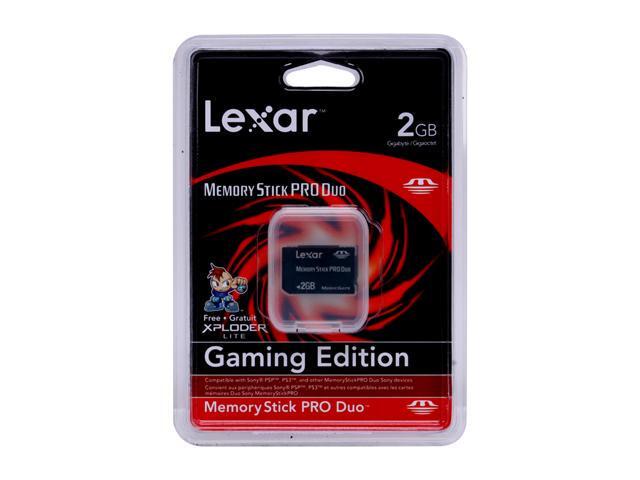 Lexar Gaming 2GB Memory Stick Pro Duo (MS Pro Duo) Flash Card Model ...