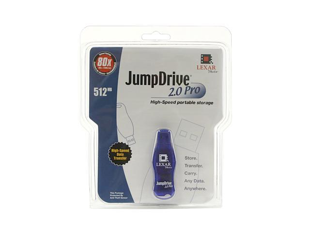 Lexar JumpDrive Pro 512MB Flash Drive (USB2.0 Portable) - Newegg.com