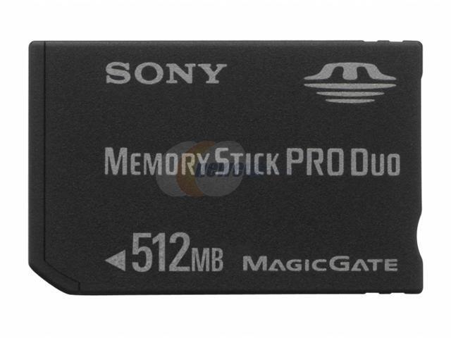 SONY 512MB Memory Stick Pro Duo (MS Pro Duo) Flash Card Model MSX-M512S ...