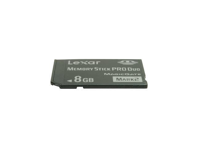 Lexar Platinum II 8GB Memory Stick Pro Duo (MS Pro Duo) Flash Card ...