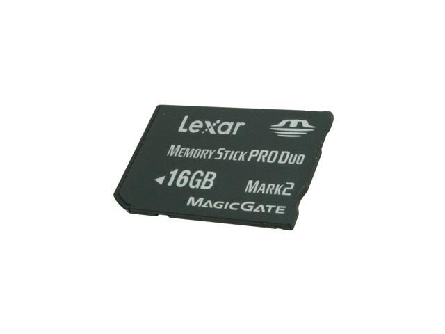 Lexar Platinum II 16GB Memory Stick Pro Duo (MS Pro Duo) Flash Card ...