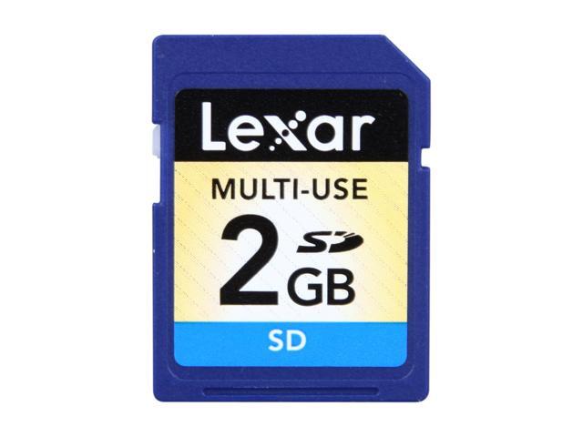Lexar 2GB Secure Digital (SD) Flash Card Model LSD2GBASBNA - Newegg.com