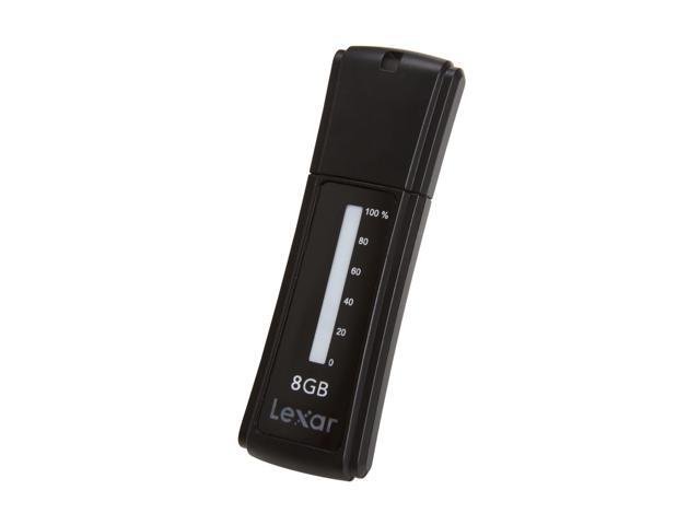 Lexar JumpDrive Secure II Plus 8GB USB 2.0 Flash Drive 256bit AES ...