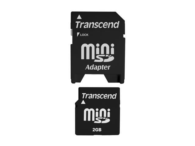 Transcend 2GB MiniSD Flash Card Model TS2GSDM - Newegg.com