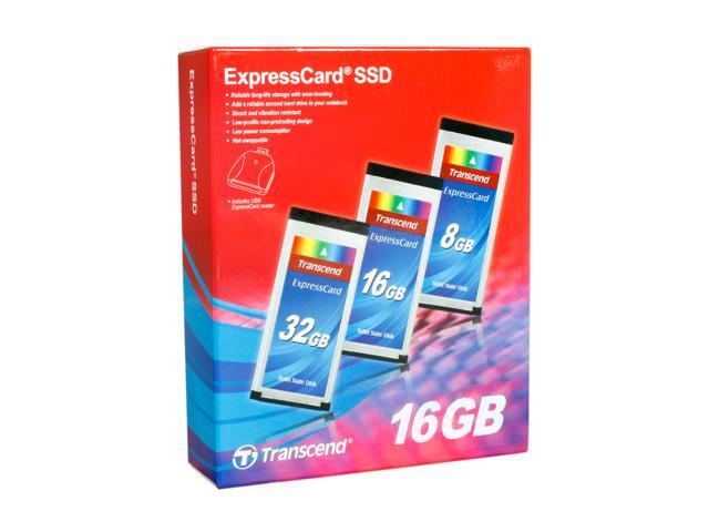 Transcend TS16GSSD34E-M ExpressCard/34 MLC Industrial Solid State Disk ...